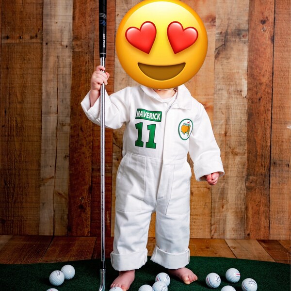 Personalized Golf Outfit - Caddy Uniform - Toddler Golf Costume - Hole ...