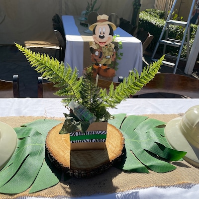 Mickey Mouse Safari Centerpice - Etsy
