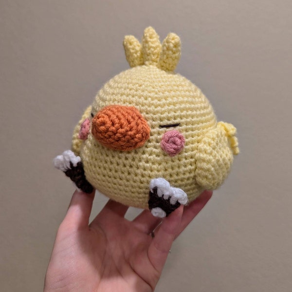 Fat Chocobo Chick Crochet Pattern (DIGITAL DOWNLOAD) - Etsy