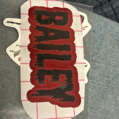 Gold Chrome Custom Name Decal Name Sticker Personalized Name Decal ...