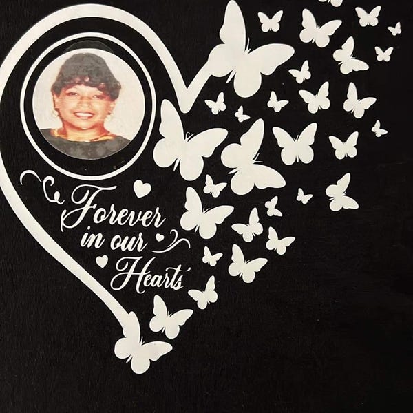 In Loving Memory Svg, Memorial Png, Forever in Our Heart, Memory Svg ...