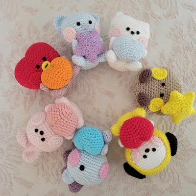 PATTERN Bundle AMIGURUMI BT21 Chubby CROCHET - Etsy