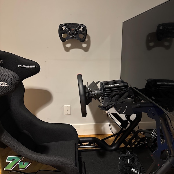 3 Pack of Fanatec QR1 Wall Mount Holder, Adapter, for Steer Wheel QR1 ...