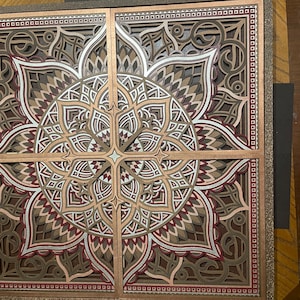 Multi-layer Mandala Svg Dxf Laser Cut Mandala Mandala SVG - Etsy