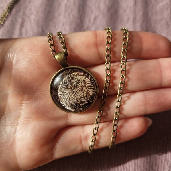 TETRACTYS SYMBOL Necklace, Mystical Symbol, Pythagoras, Pythagoreanism ...