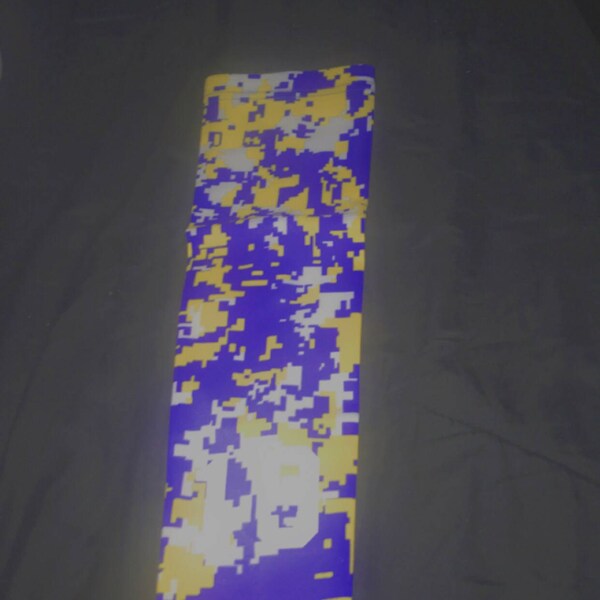 Custom Number PICK YOUR NUMBER Royal Blue Yellow White Digital Camo ...