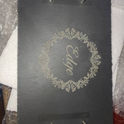 Engraved Personalized Cutting Board Custom Cheese Tray Slate Birthday ...