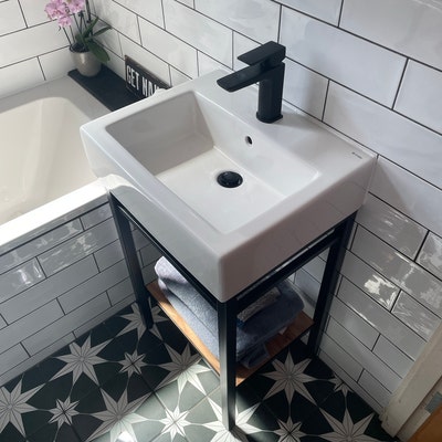 Oval Basin Stand Vanity Unit metal Frame Sink - Etsy