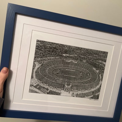 PRINT Drawing of Husky Stadium Washington Huskies UW Football Seattle ...