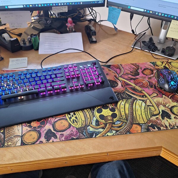 Eldritch Inferno Design 4, Desk Pad, Mouse Pad, Desk Mat, Celestial ...