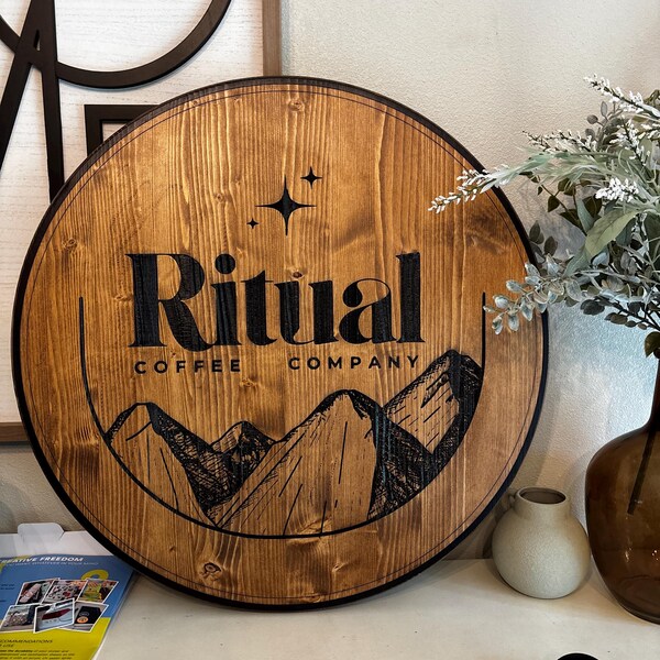 Engraved Signs | Any Logo or Design | Custom Burned Wood Sign | Laser ...