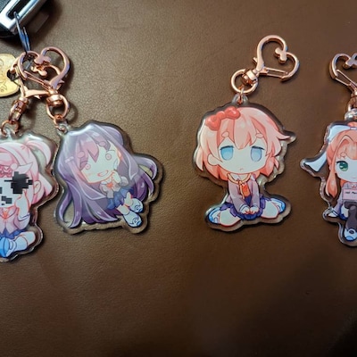 Double-sided Yuri Keychain doki Doki Literature Club - Etsy