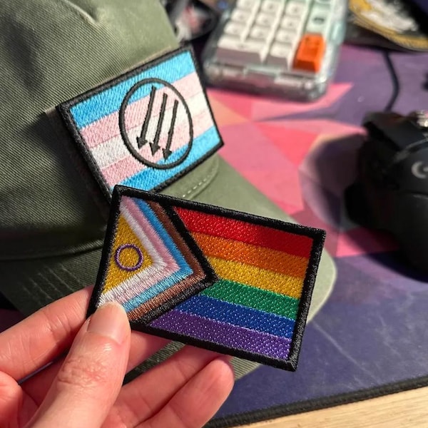 ADHD Pride Flag Embroidered Patch | Neurodivergence, Neurodiversity ...