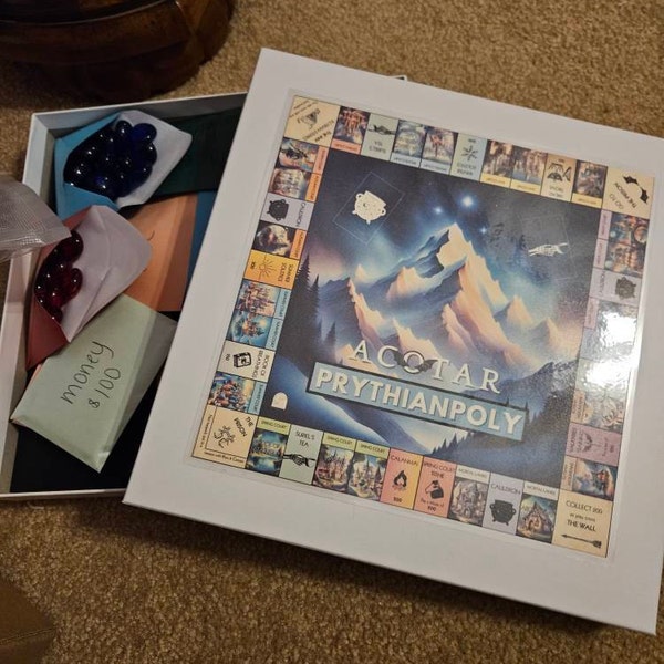 Prythianpoly, an ACOTAR Board Game Inspired in A Court of Thorns and ...