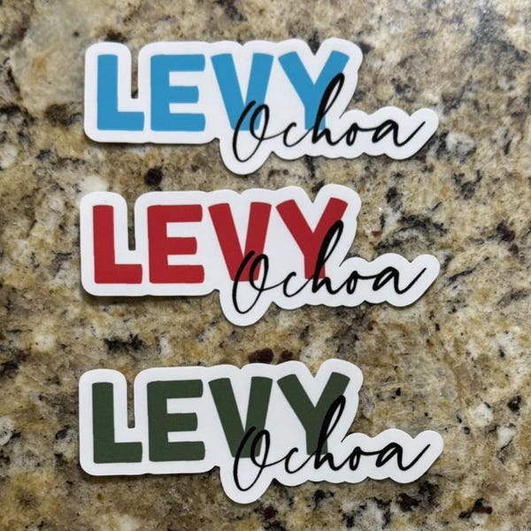 Waterproof Name Decal - Personalized Vinyl Sticker - FULL NAME STICKER ...