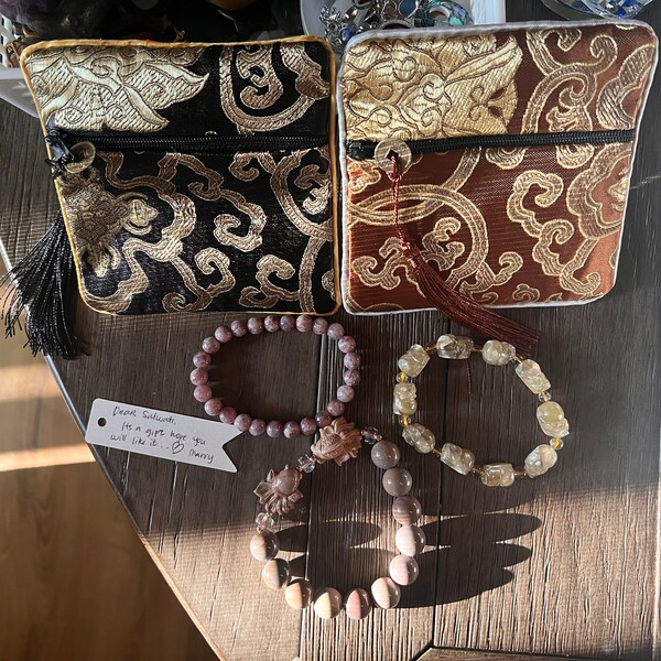 Alashan Agate Mermaid Charm Bracelet - Etsy