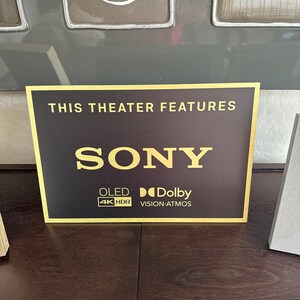 IMAX Enhanced DTSX Home Movie Theater Sign - Etsy