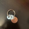 KINDRED SPIRITS Gift Copper Washer Key Ring and Sterling Silver Heart ...