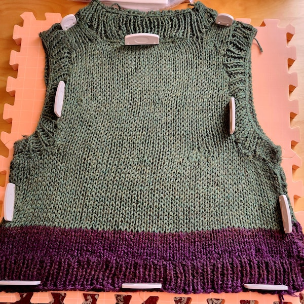 Easy Beginner Womens Round Neck Top Sleeveless Sweater Jumper Vest ...