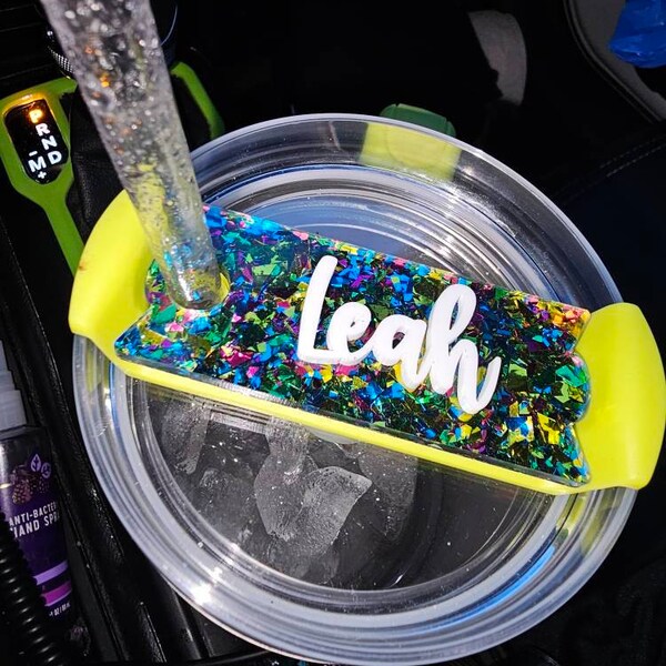 Stanley Name Plates Lid Toppers Cup Accessories Personalized Name Tag ...