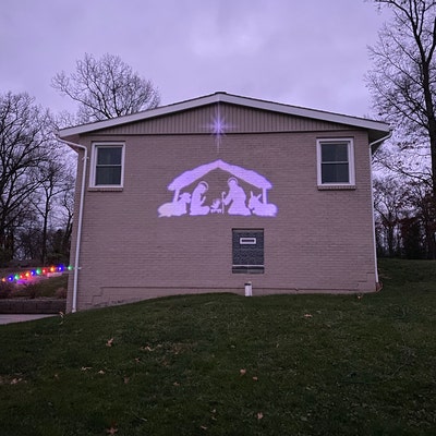 Nativity Scene Projector for Christmas Outdoor Lighting by Beffy Arts ...