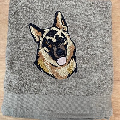 German Shepherd Dog Embroidery Pattern, Machine Embroidery Designs ...
