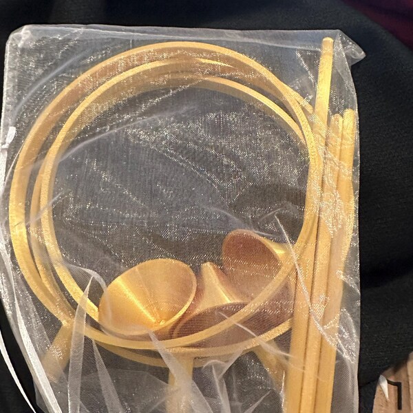 Quickball Flying Wizard's Rings Beer Pong Ring Set 3D Printed. Magical ...