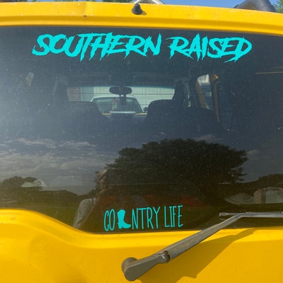 SOUTHERN RAISED 22 Vinyl Decal Sticker Diesel Truck Car Dirty South ...