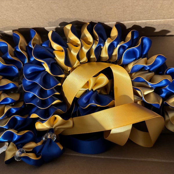 Premium Graduation Lei, Celebration Lei, Ribbon Lei, College Graduation ...