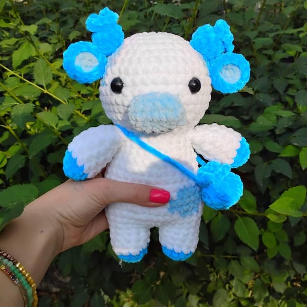 2 in 1 Cow Plushie Crochet Pattern | Peach Cow and Avocado Cow ...