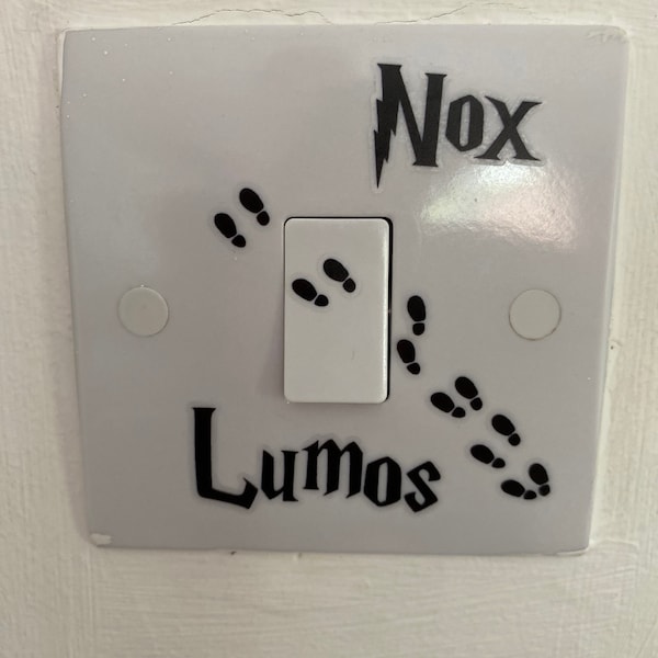 Epic Modz Lumos Nox Light Switch Vinyl Decal Sticker Child Room ...