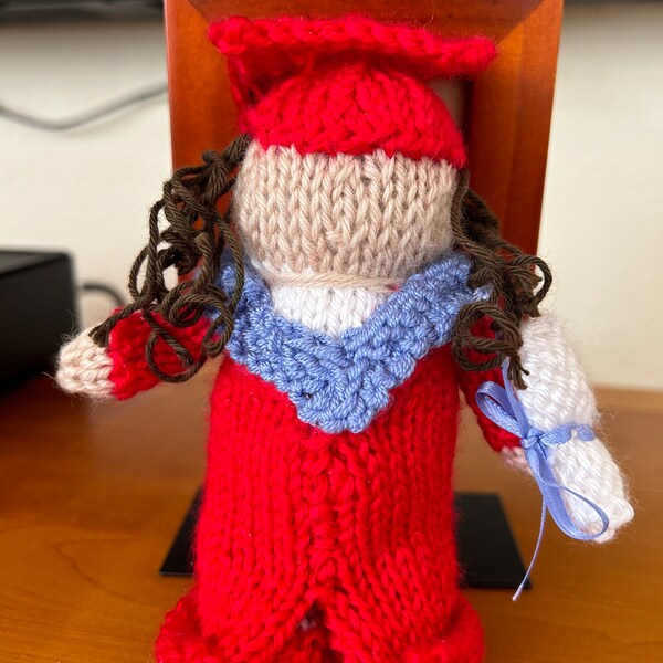 Graduation Doll Knitting Pattern Instant Download - Etsy
