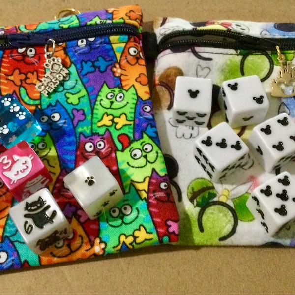 DICE! Mickey Mouse Ears - Set of 5 or 6 Dice | Perfect for Card Games ...