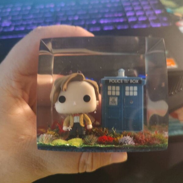Tyrannosaurus Rex Custom Funko Diorama Resin Cube, Hand Crafted ...