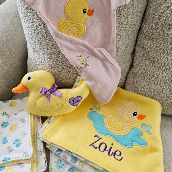 Little Duck Embroidery Design - Cute Birds Machine Embroidery Pattern ...