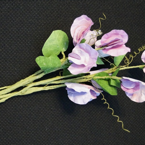 Sweet Pea - Paper Flower - Templates - Video Tutorial - Instant ...