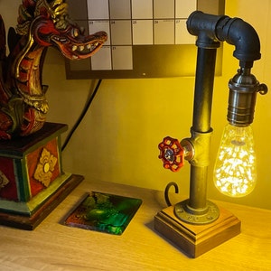 Steam Punk Decor Lamp Steampunk Lighting Desk Light With - Etsy