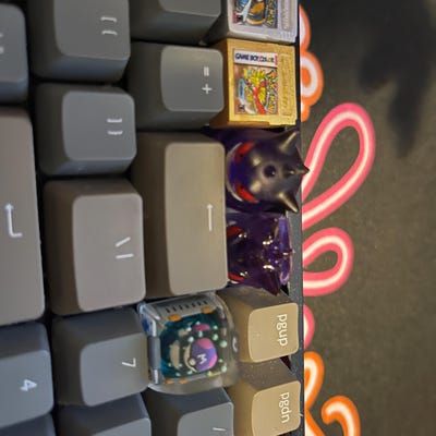 Gengar Resin Keycap,pokemon Keycap,custom Pokemon Keycaps Artisan,anime ...