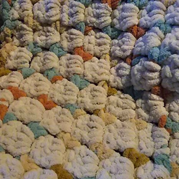 Cloud Blanket | Chunky Blanket Pattern | PDF Instant Download ...