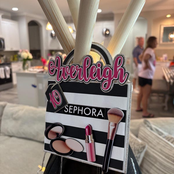 Cupcake Sephora-deluxe Inspired Cupcake Topper Digital File PDF PNG JPG ...