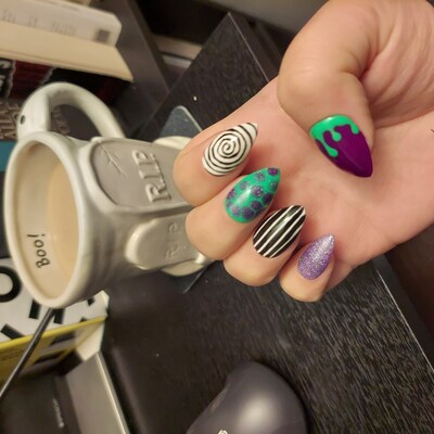 4th of July Press on Nails Bomb Pop Nails Summer Nails Almond Shape - Etsy