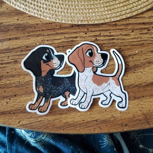 Golden Retriever Sticker Chibi Puppy Dog Vinyl Hand Drawn | Etsy