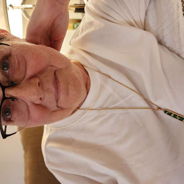 18k Gold Ankh, Key of Life Pendant, Gold Egyptian Cross, Solid Gold ...