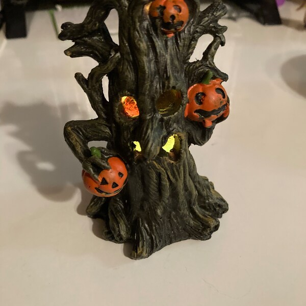 Spooky LED Tree, Mini Halloween Tree - Etsy