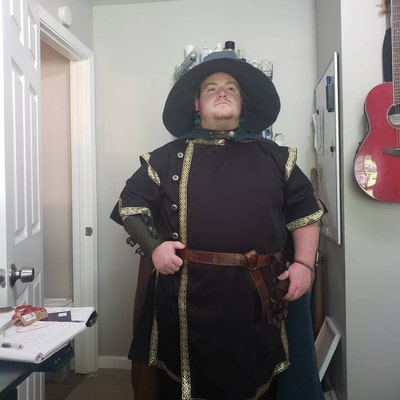 Alchemist Leather Bracer With Transmutation Circle Larp Armor Wizards ...