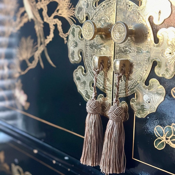 Vintage Heavy Duty Bulky Gold Metal Frog Closure / READ DESCRIPTION ...