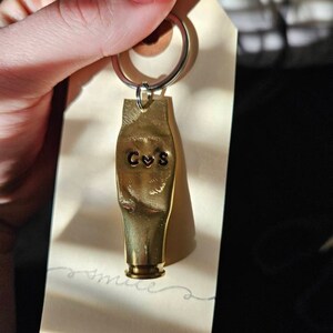 Bullet Keychain Hand Stamped Personalized Bullet Keychain Valentine's ...
