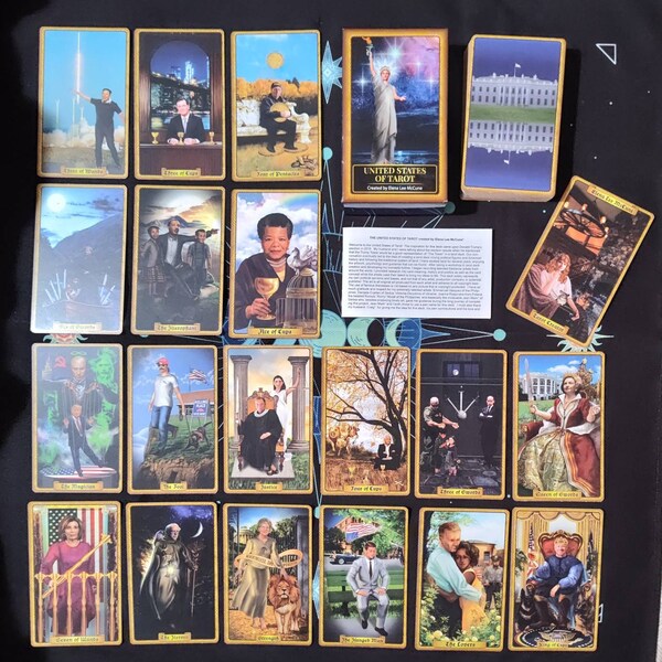 United States of Tarot Deck: Political Tarot With Guidebook - Etsy