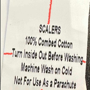 100 CUSTOM CARE LABELS, Garment Labels, Custom Clothing Labels (printed ...