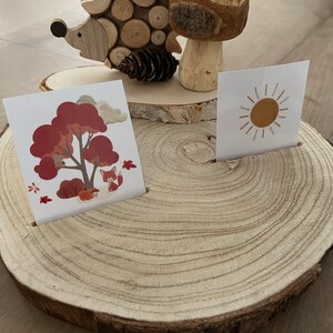 Watercolor Numbers Flash Cards, Preschool Counting Flash Cards, Count ...